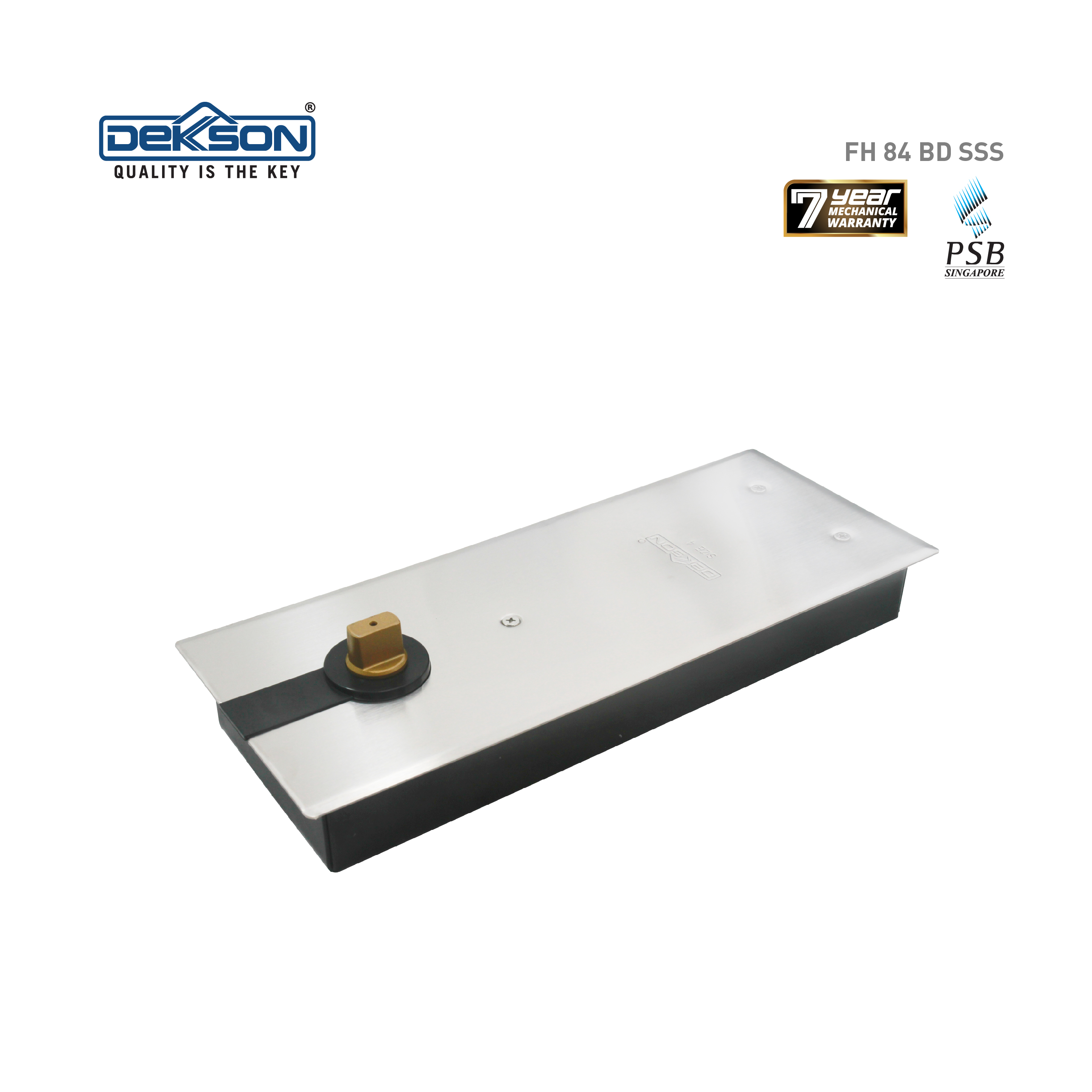 Floor Spring FH 84 BD SSS | Dekkson | Door handle & closer, floor ...